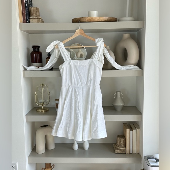 DISSH | Dresses | Dissh White Linen Dress | Poshmark